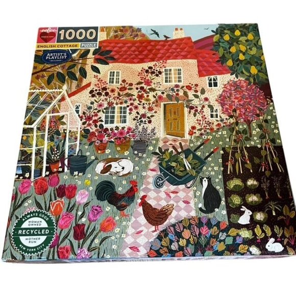 eeBoo | Games | Eeboo 00 Piece English Cottage Puzzle | Poshmark